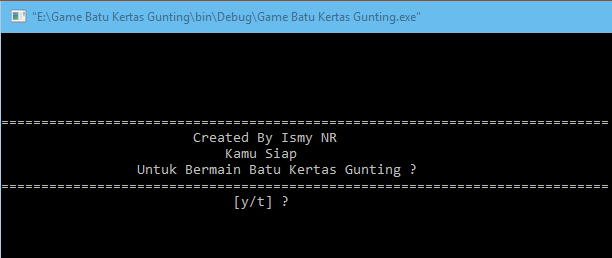 Game Sederhana "Batu, Kertas, Gunting" dengan Bahasa Pemrgraman C++ ...