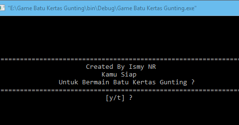 Game Sederhana "Batu, Kertas, Gunting" dengan Bahasa Pemrgraman C++ ...