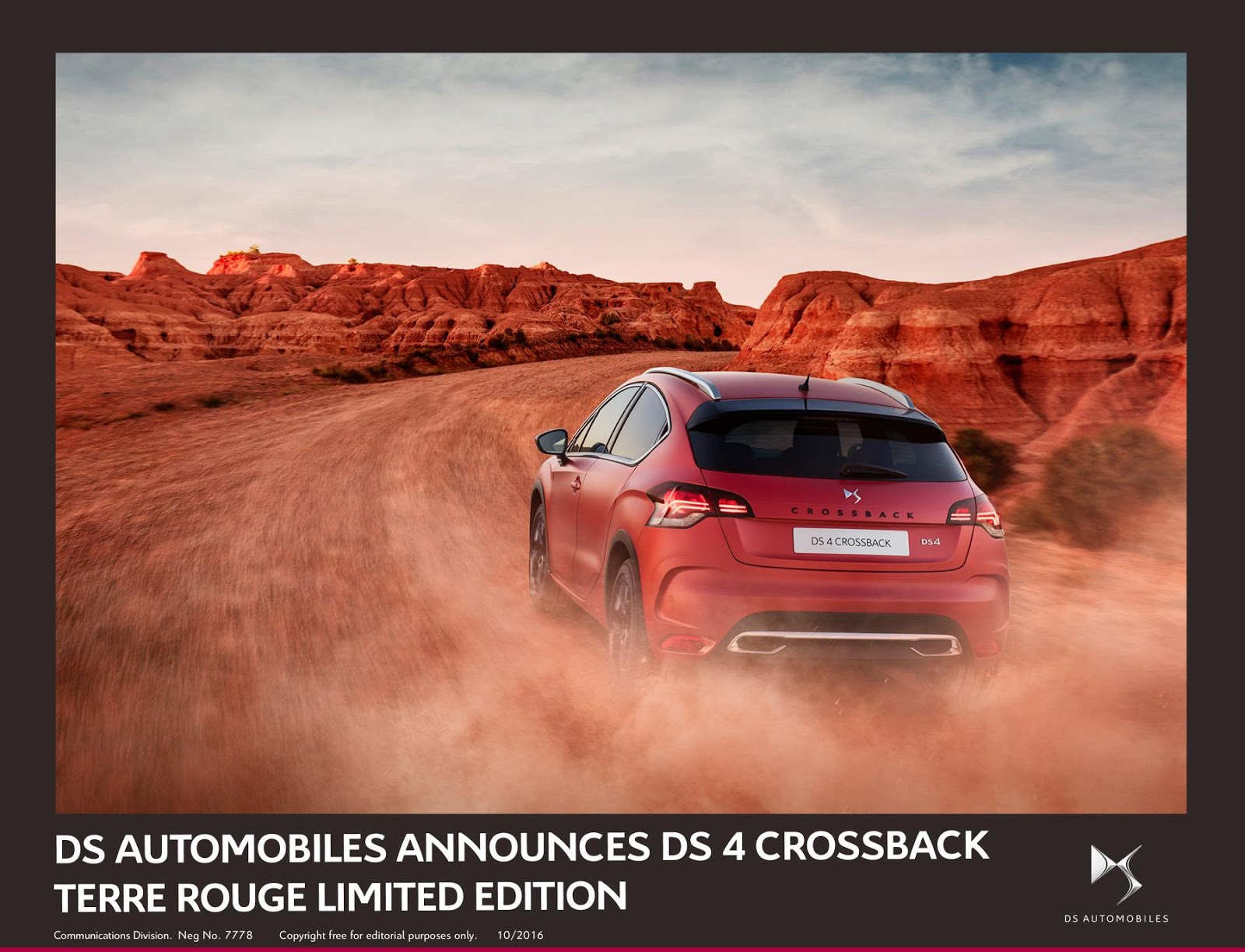 The Motoring World: DS Automobiles is launching DS 4 Crossback Terre ...