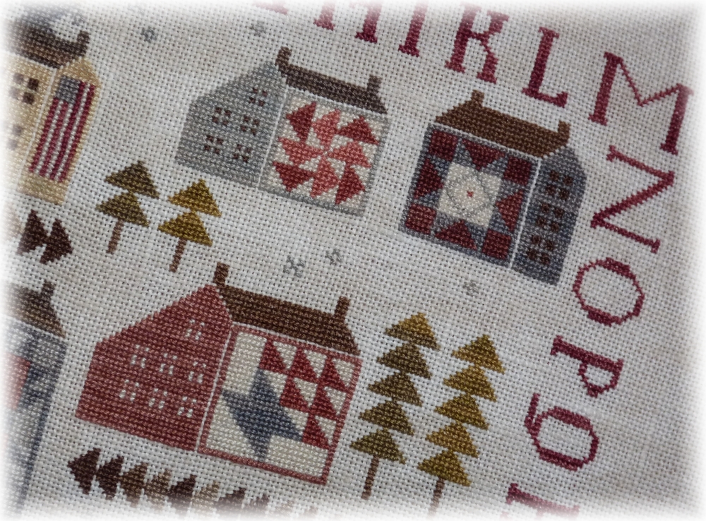 Petits points au jardin xxx: Saltbox Quilt Sampler