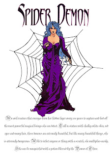 Book Of Shadows Pages: The Spider Demon