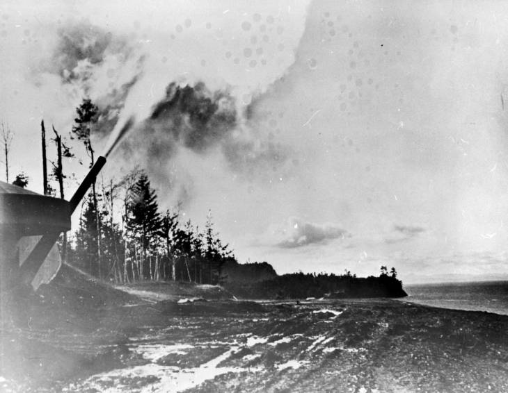 Washington Shorelines Now and Then: Fort Hayden