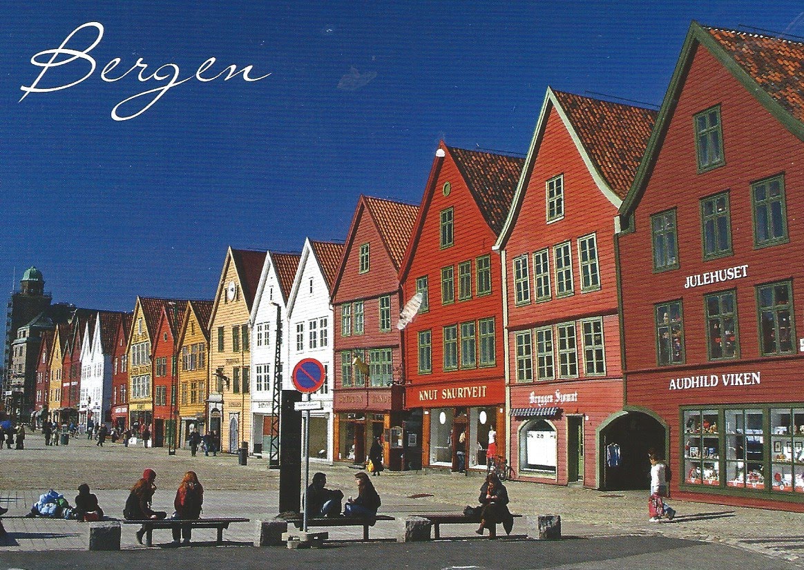 MY POSTCARD-PAGE: NORWAY ~ Bergen - UNESCO