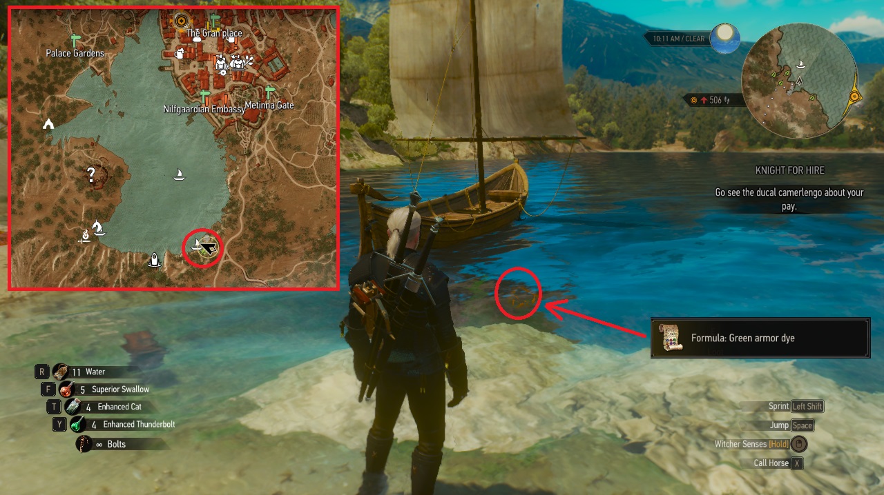 THE WITCHER 3 : ARMOR DYE FORMULA, LOKASI & CARA MENDAPATKANNYA ...