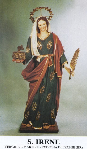 Photoinvestigacionchema: Santa Irene, virgen y mártir. Festividad del ...