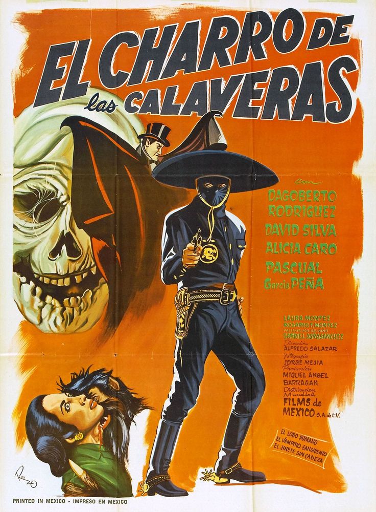 Mexican Horror and Mystery Movie Posters Art - 40-Trading Cards Set