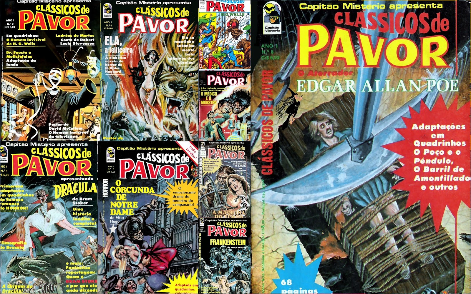 Clássicos de Pavor | KOMIKERBR