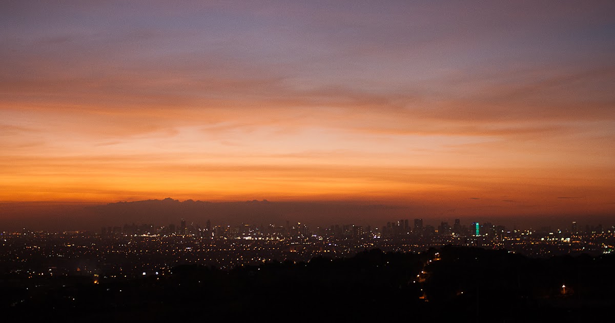 Ocampo Post: Antipolo Overlooking sunset