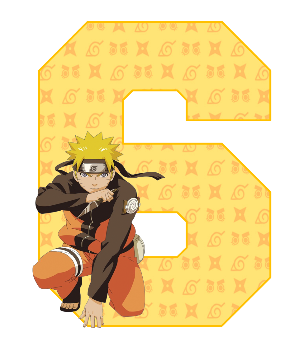 Kits imprimibles gratis : Números Naruto