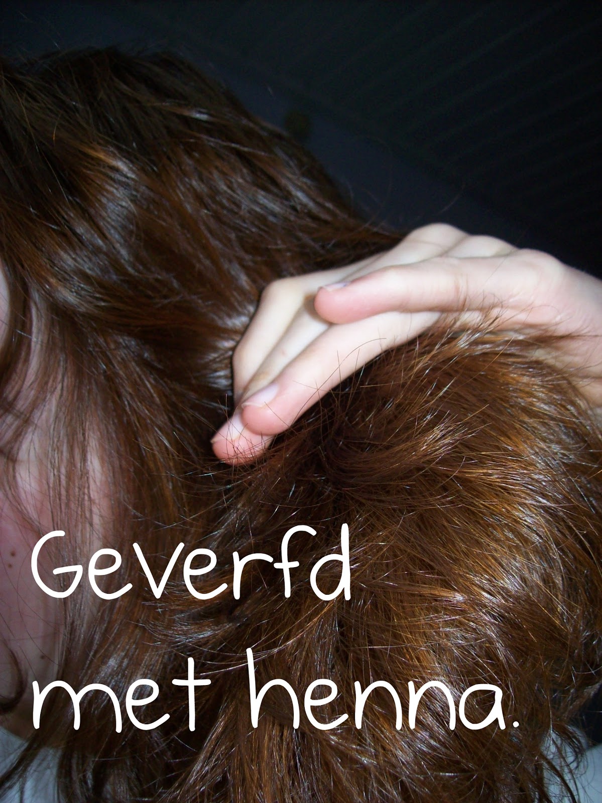 Brechtjoee: Haar geverfd met henna.