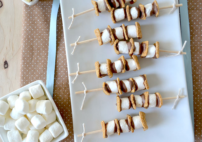 Snowdrop and Company: Mini S'mores on a Stick