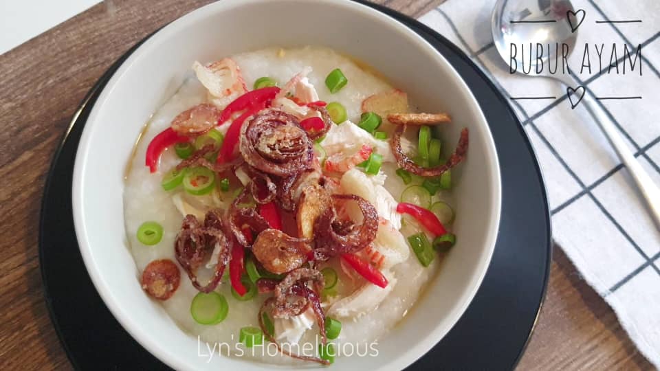 Bubur Ayam Ala McD Yang Sedap | McD's Style Chicken Porridge | LYN'S ...