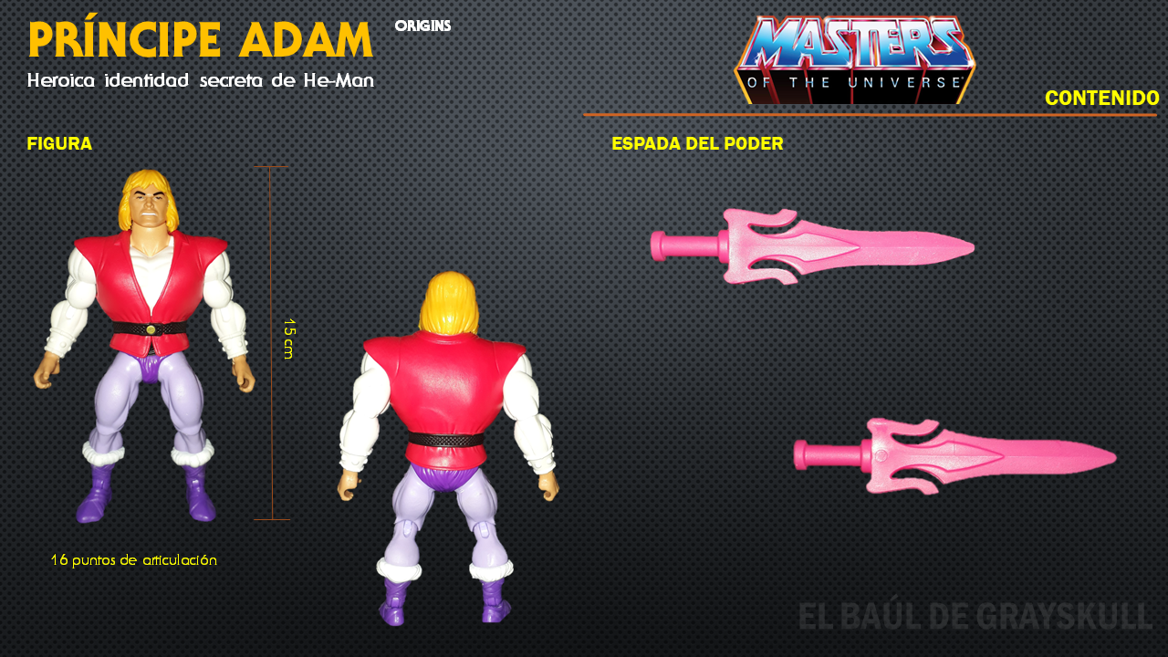 El Baúl de Grayskull: Príncipe Adam | Heroica identidad secreta de He ...