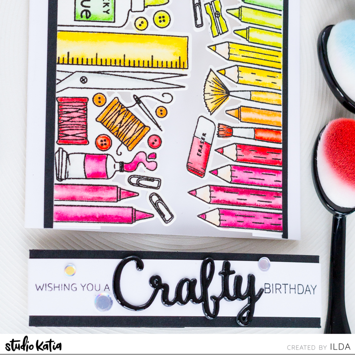 I Love Doing All Things Crafty: Crafty Rainbow Birthday Wishes Card ...