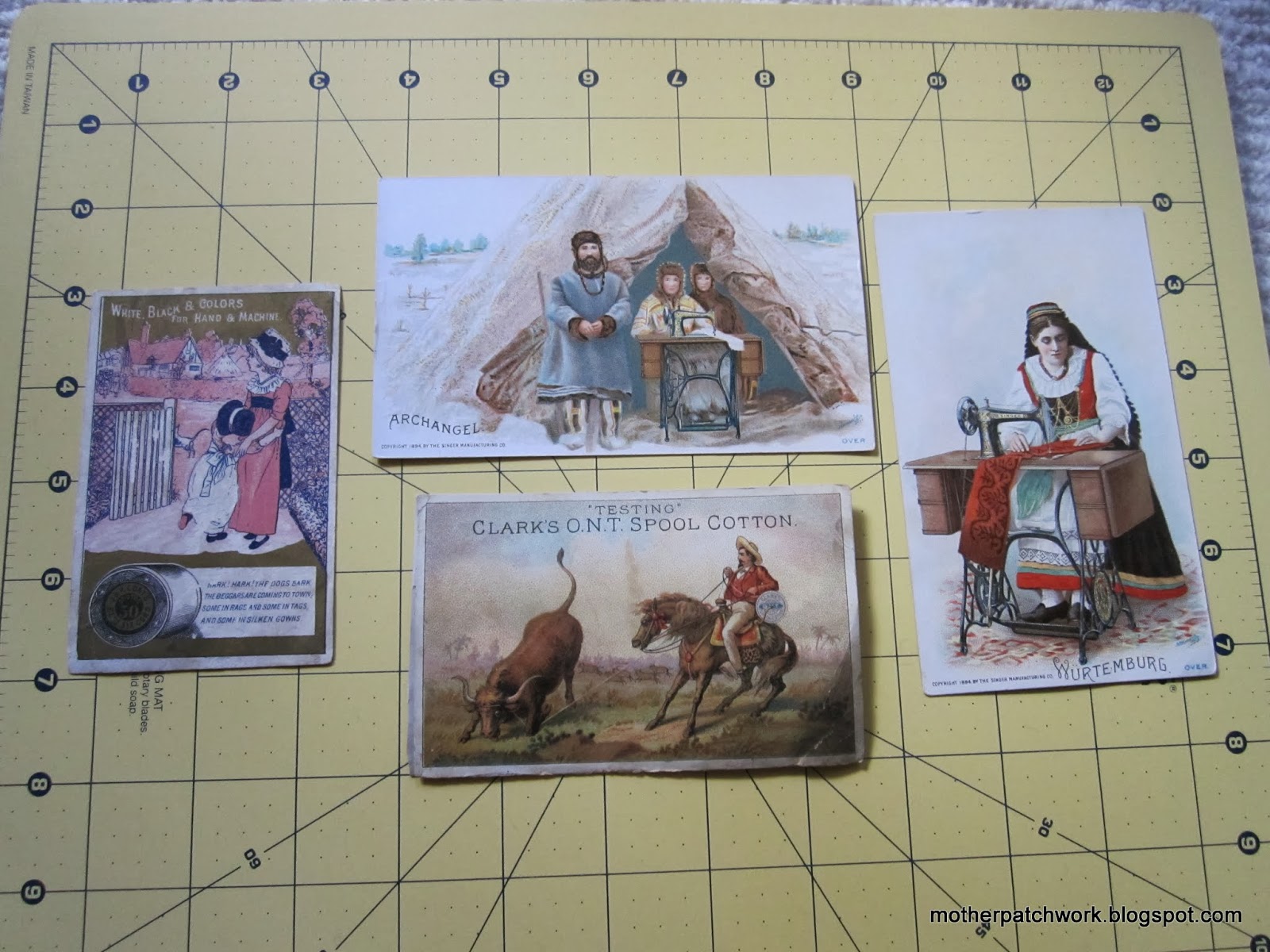 Mother Patchwork: Singer Trading Cards