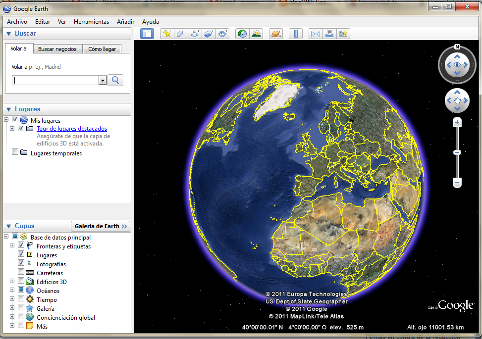 Recursos multimedia para Educación Infantil: GOOGLE EARTH
