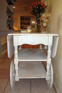 French Grey Cottage: Perfect Shabby Chic Tea Cart