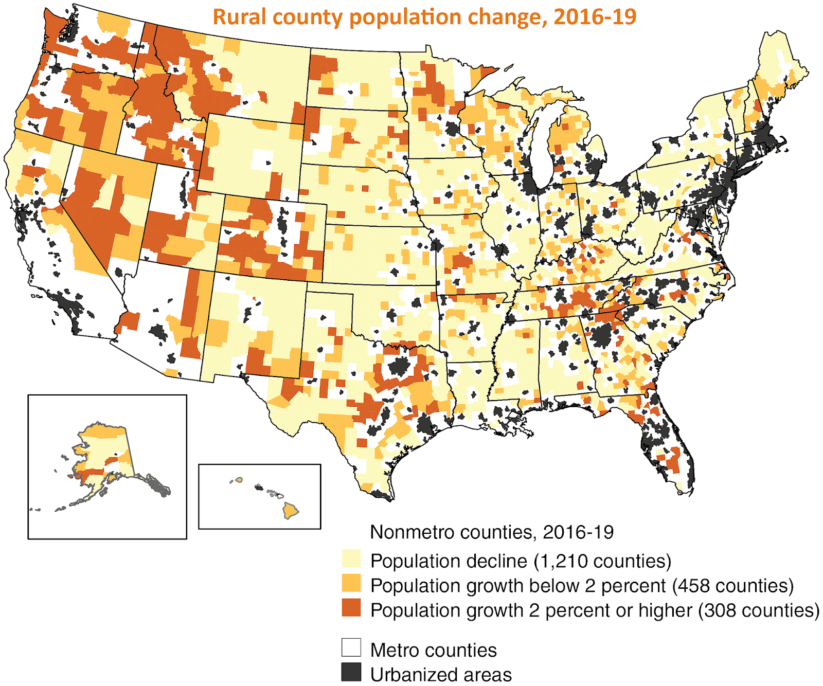 The Rural Blog: Rural growth very slow nationally, except in counties ...