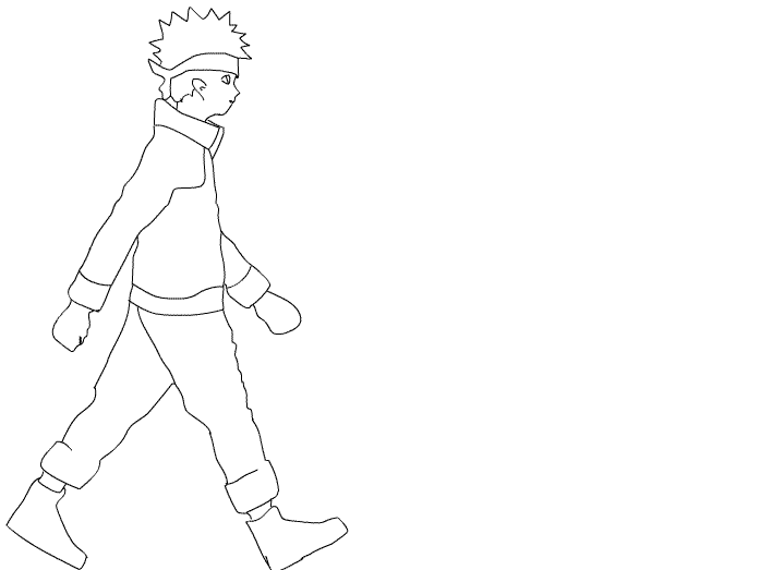 My note: PRAKTIKUM 5 - Popular Character Walk Cycle