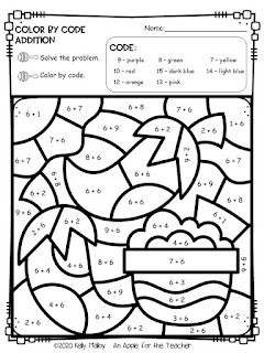 An Apple For The Teacher: Cinco de Mayo Color By Number