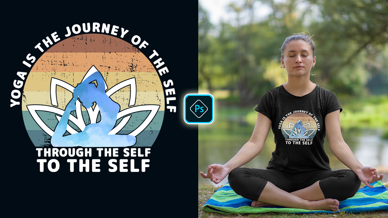 Yoga T Shirt Design Photoshop Advance Vintage T Shirt Design Tutorial yoga-t-shirt-design-photoshop-advance-vintage-t-shirt-design-tutorial