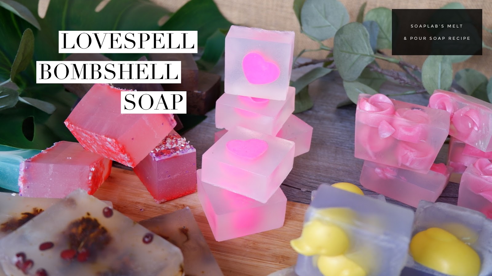 SoapLab Malaysia: DIY Love Embedded Soap (Love Bombshell Soap for gifts)