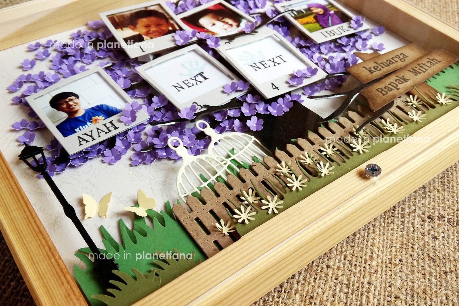 scrapbook frame #104 - made in planetfana