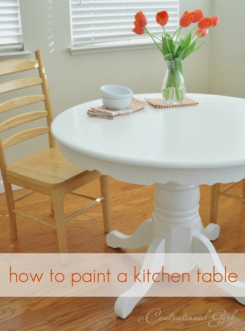 By Your Hands: How to Paint a Kitchen Table