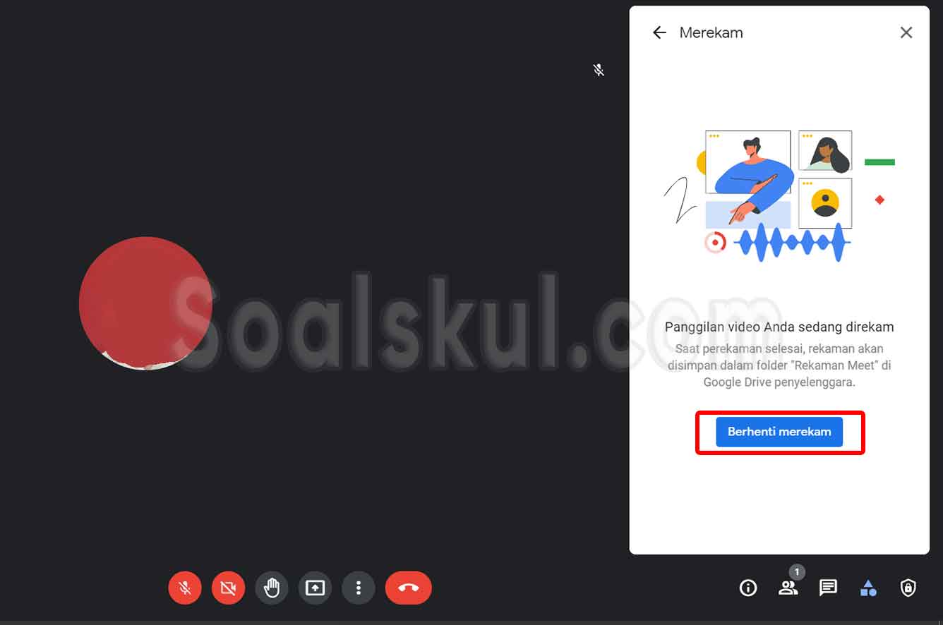Cara Merekam Layar Google Meet dengan Akun G Suite - Soalskul