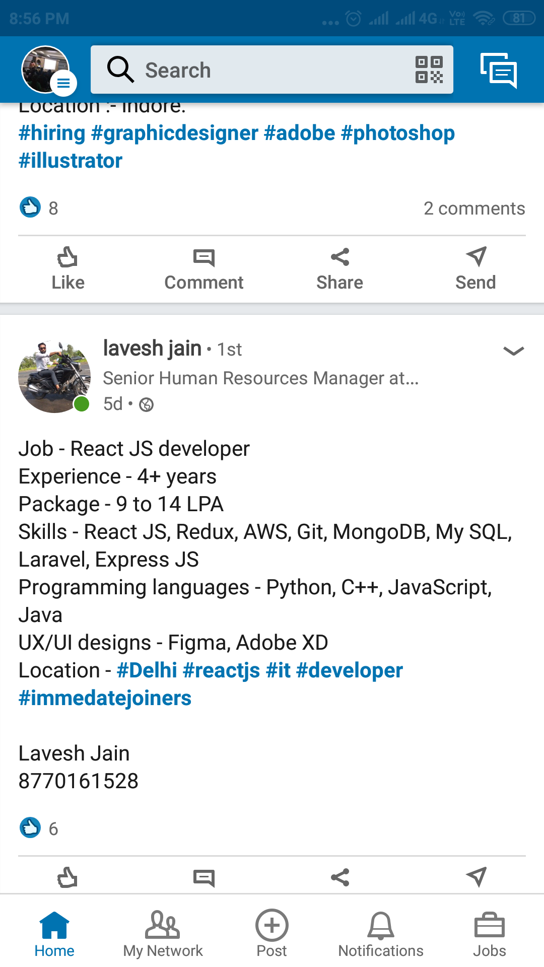 Recent Job Details for QA,WEB DEVELOPER,ANDROID,JAVA,PYTHON and PHP Web ...