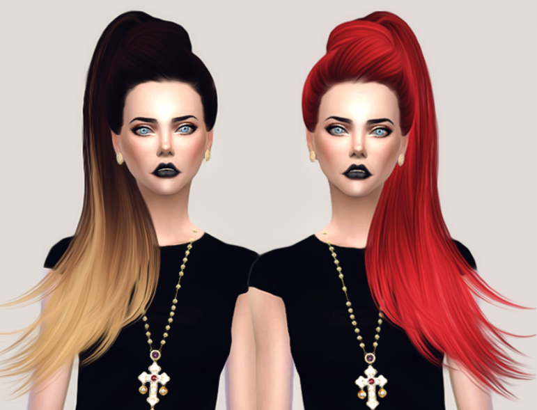 Skysims Hair 268 Jem Retexture (TS4) ~ Nathys Sims
