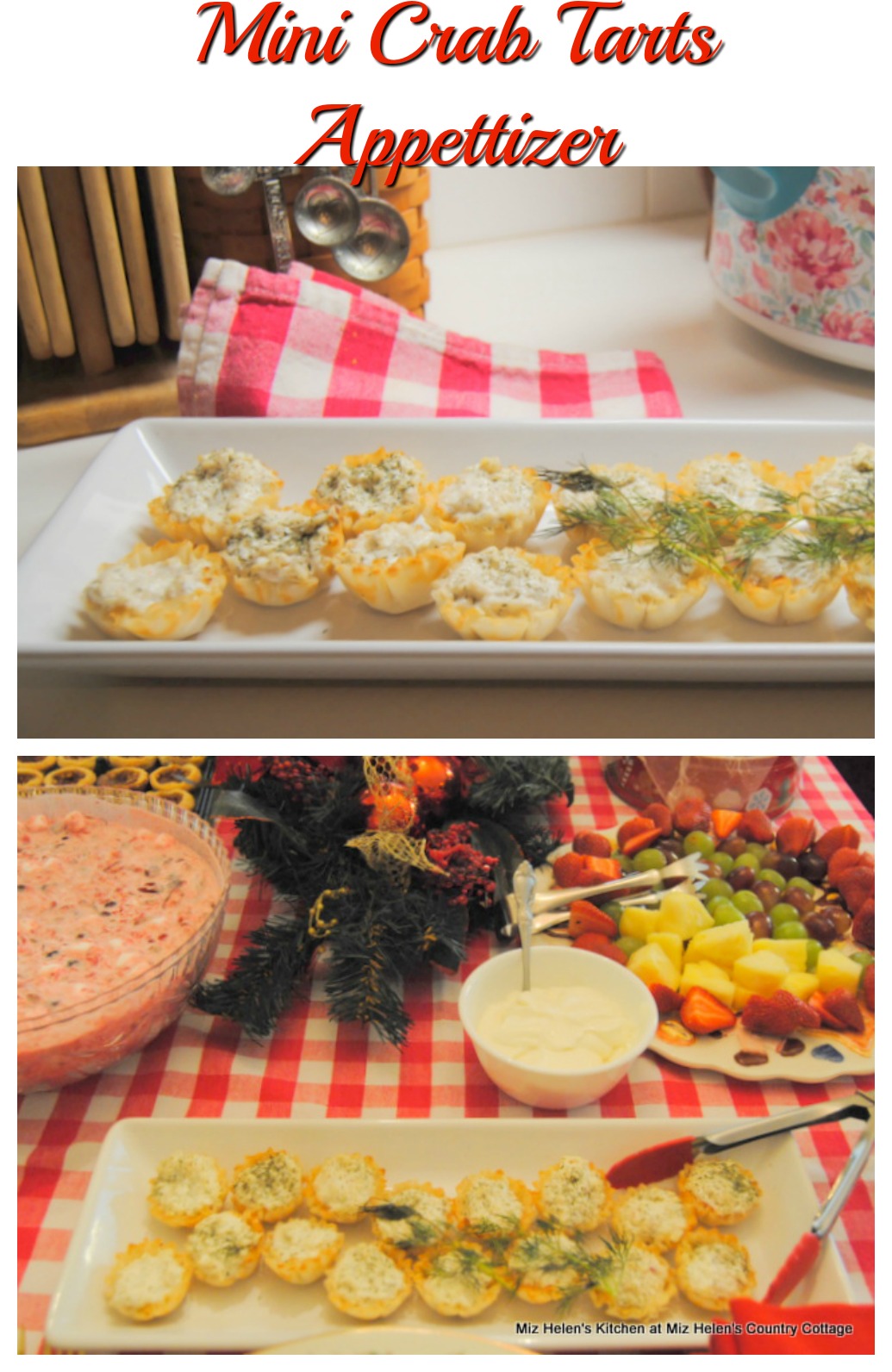 Crab Mini Tarts