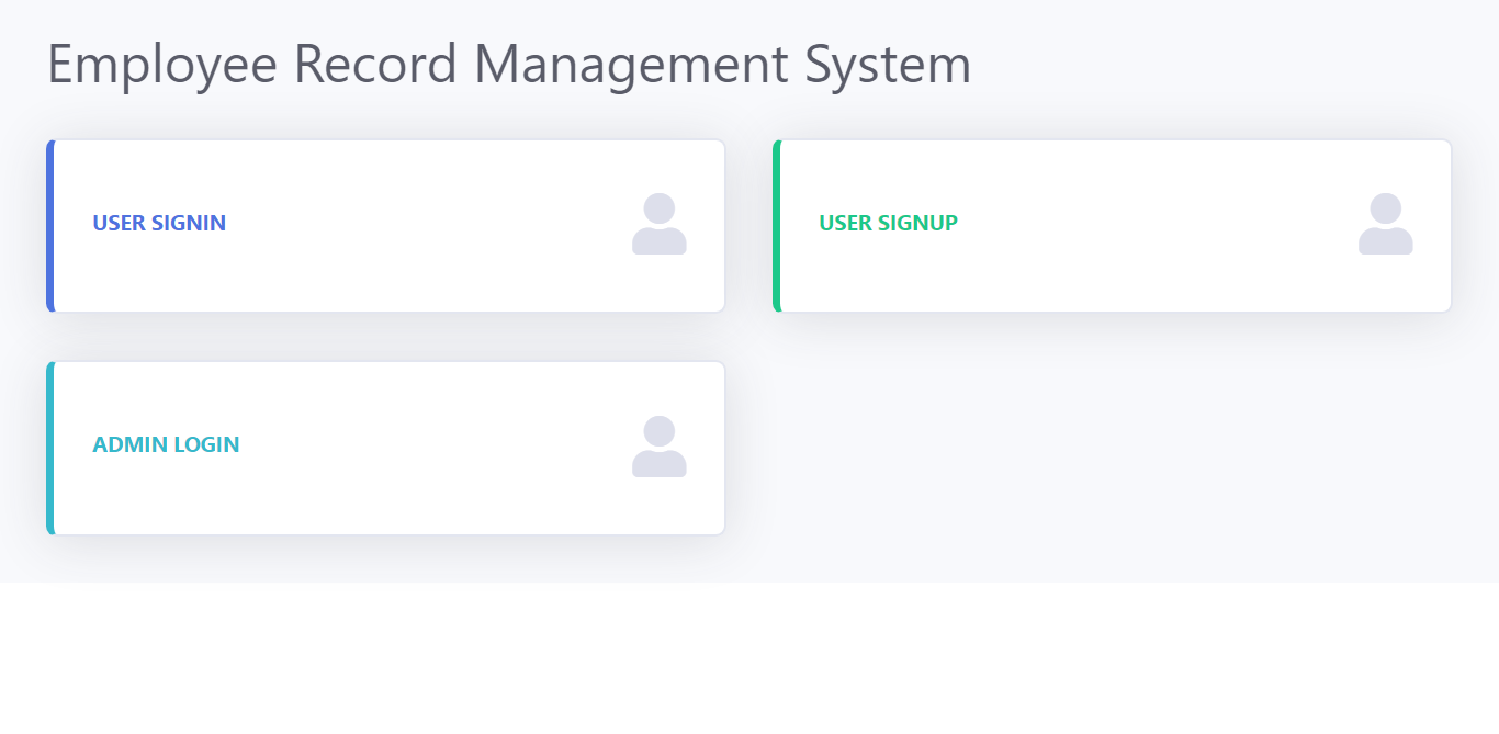 Free Source Code In Php Mysql Employee Record Management System Project