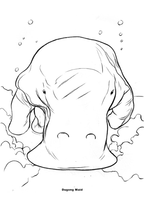 amkudelka: WEIRD CREATURES Coloring Book