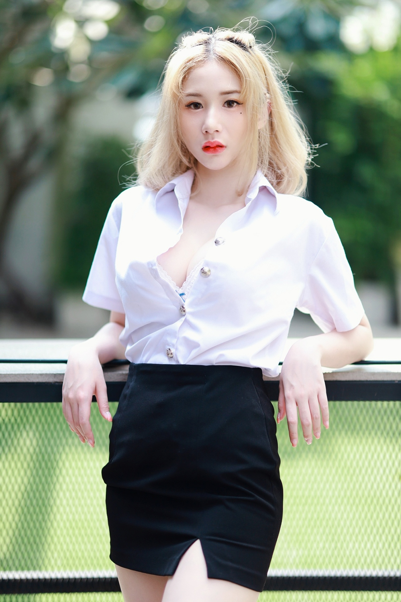 Sexy Uniform - Model : Manita Akair - Lalita Magz