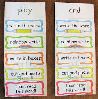 Learning is the Game: Sight Word Foldables: PK All 40 words from the ...