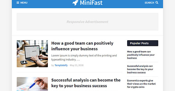 تحميل وشرح قالب minifast النسخة الكاملة المجانية | أكاديمية المهندس