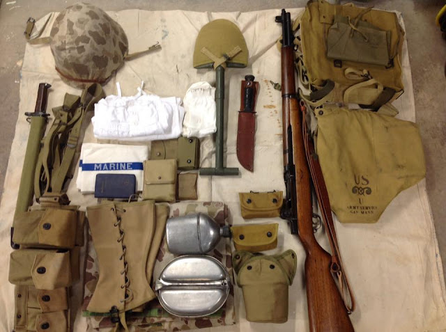 Marines In Forest Green: WWII USMC Pack Layouts