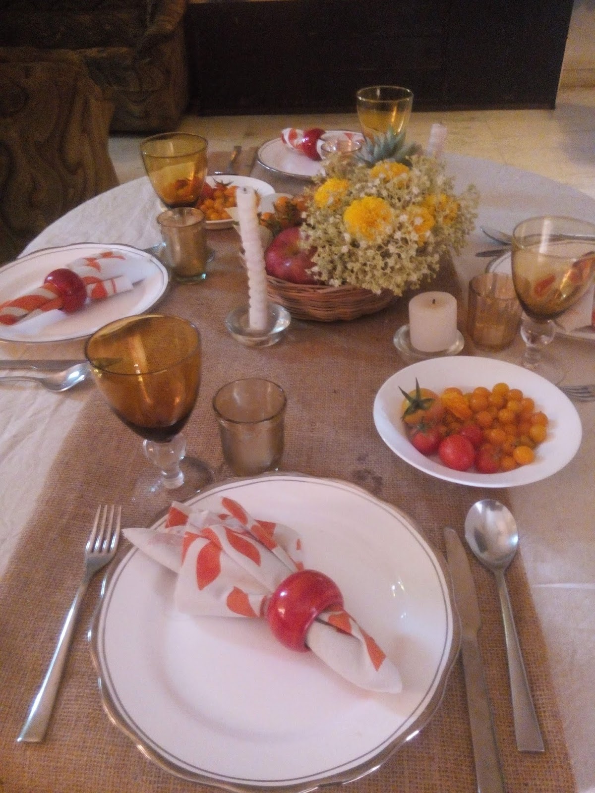 Colorful 'Thanks Giving Table'