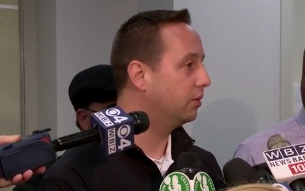 Austin Ainge says Celtics won't discuss trades to move up until draft day