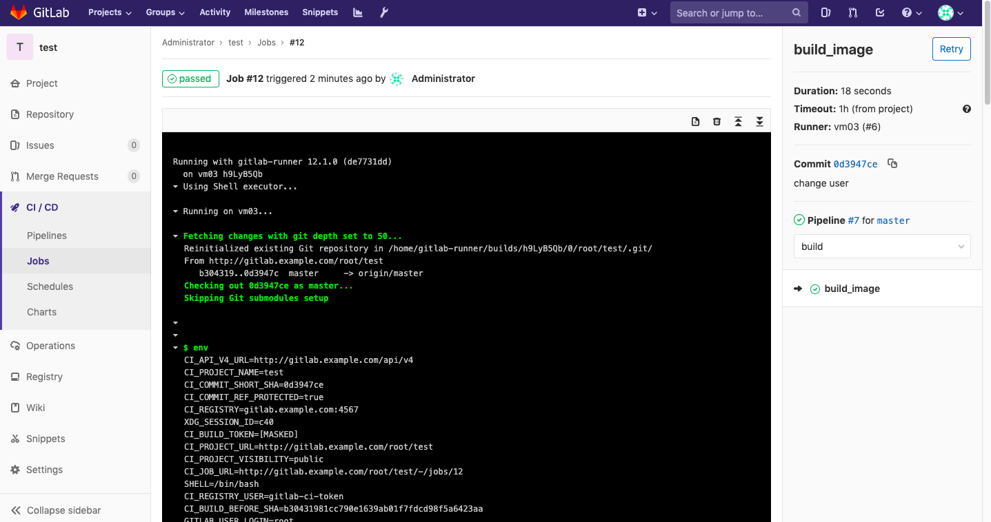 hawksnowlog: Gitlab CI で docker build したイメージを Gitlab Container Registry ...