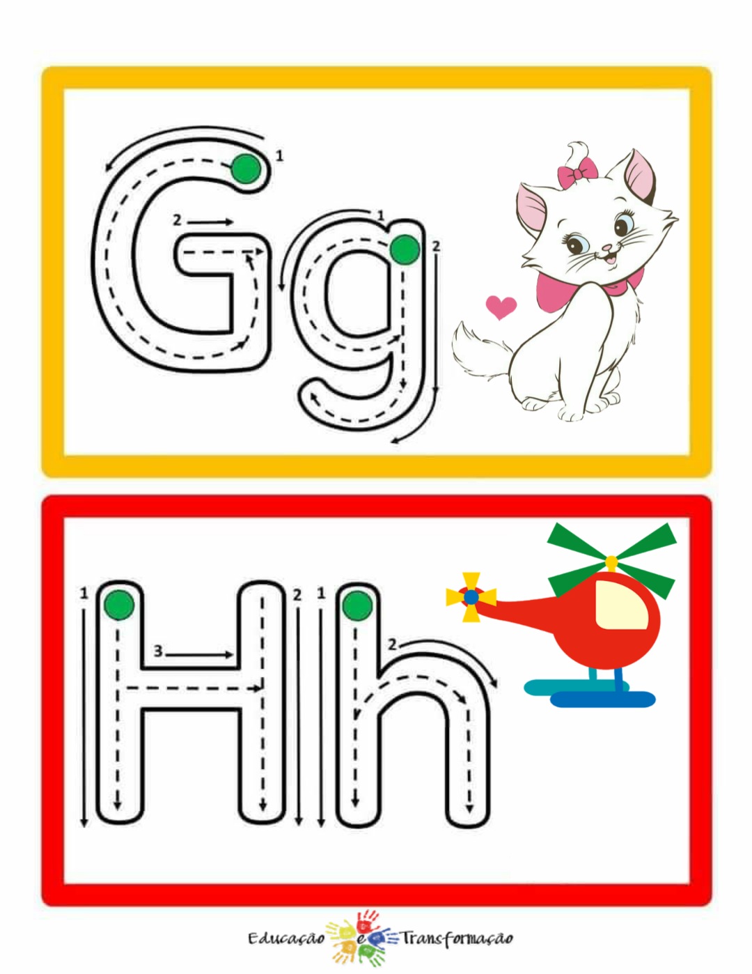 Alfabeto grafomotor Fichas para trabalhar o alfabeto grafomotor ...