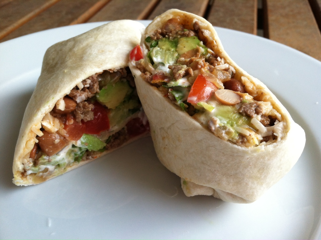 A Taste of Home Cooking: Beef and Bean Burritos