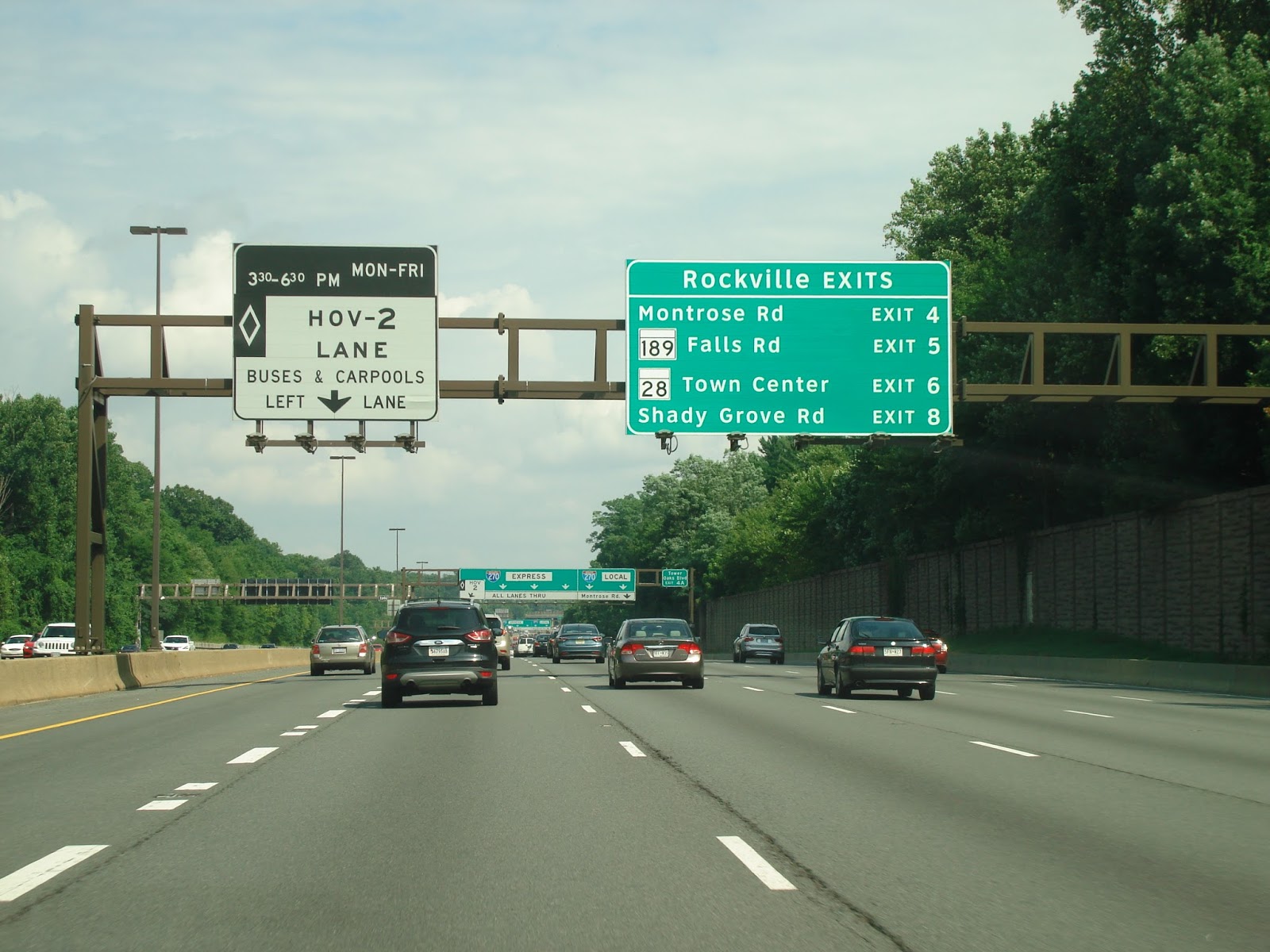 Luke's Signs: Interstate 495, Rt. 355, & I-270 - Bethesda, MD
