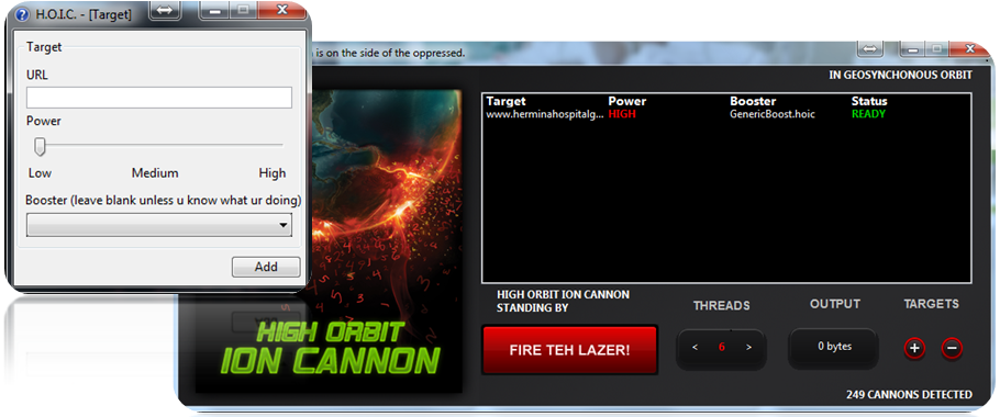 Gan~San: DoS dan DDoS Attack dengan HOIC dan Slowloris.pl