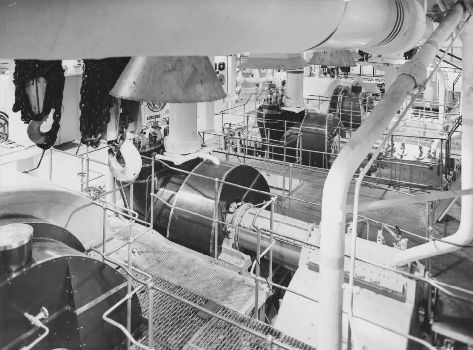 S.S. "GUGLIELMO MARCONI": "GUGLIELMO MARCONI" launched fifty years ago