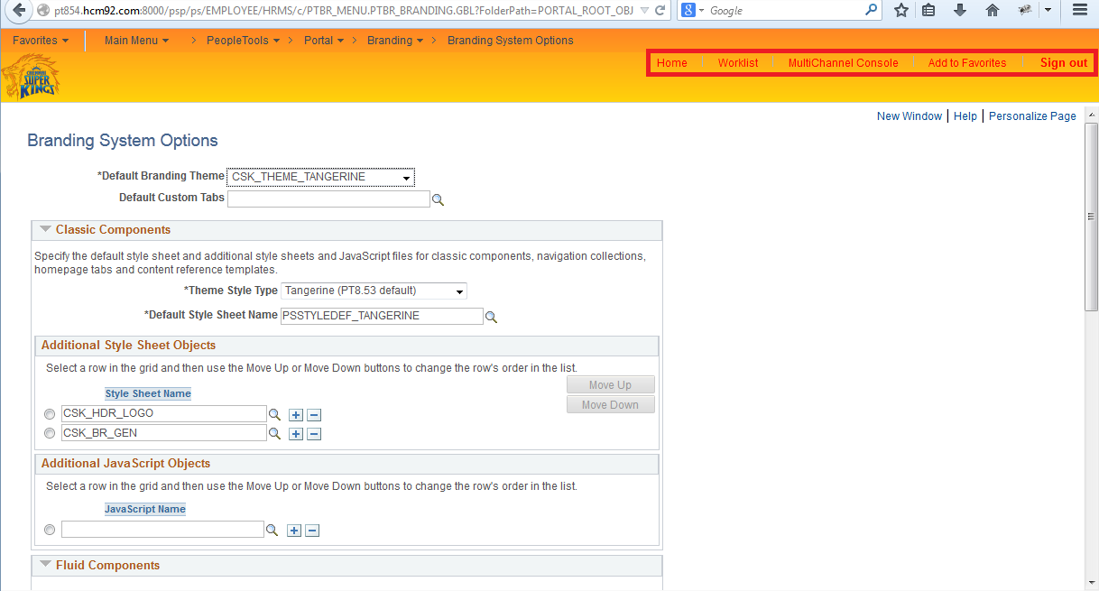 Sasank's PeopleSoft Log: PeopleTools 8.54 - Branding - Part 2