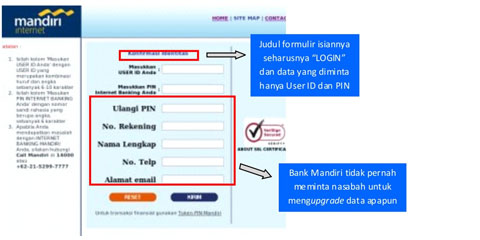 FUTURE SUCCESS: Perbedaan website resmi dan website phishing