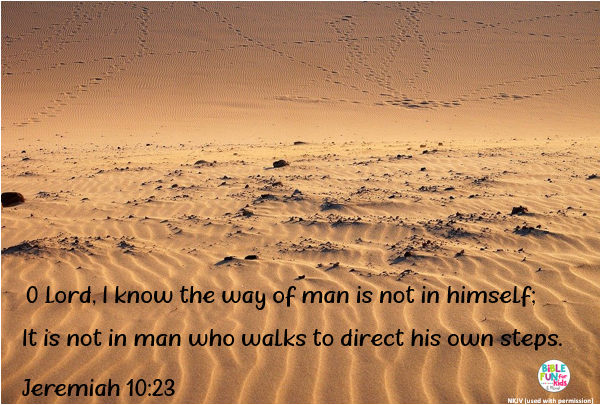 Let the Lord Direct Your Steps | Bible Fun For Kids