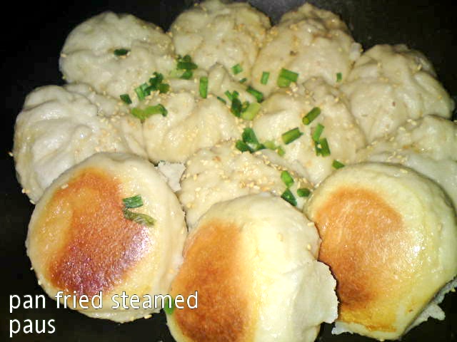 Cooking Pleasure: Pan Fried Steamed Buns [Sui Chern Pau]